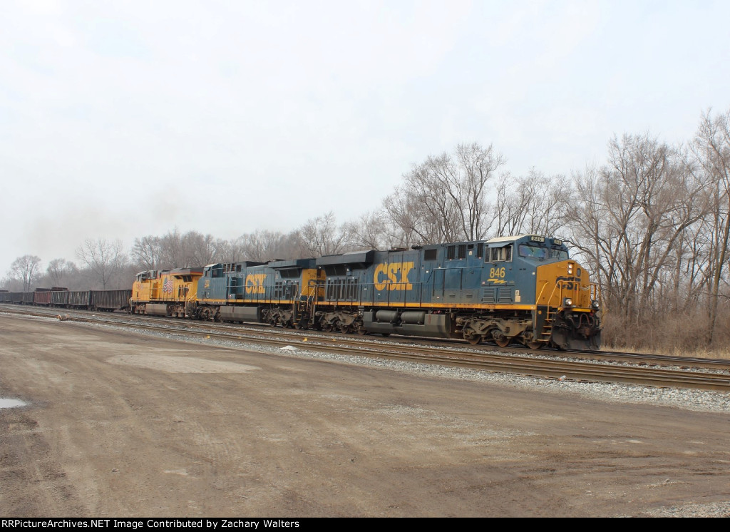 CSX 846 233 UP 7362